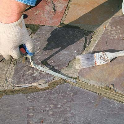How to repair flagstone patio – Stones are rockin’ - Cool Patio Decor