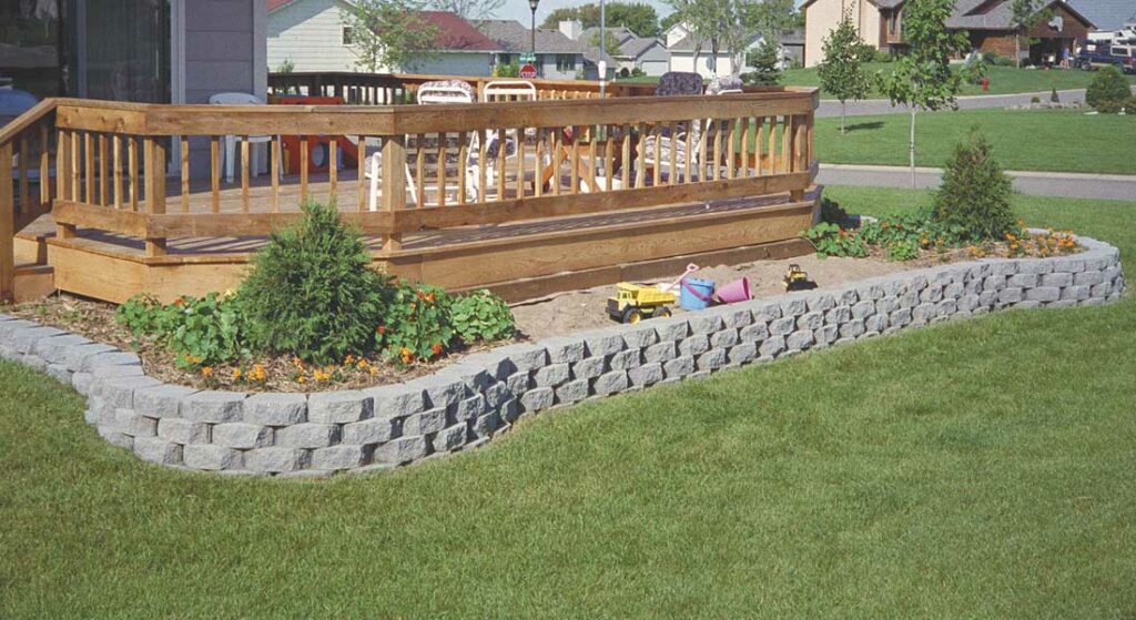 Landscape Block Planters - Cool Patio Decor